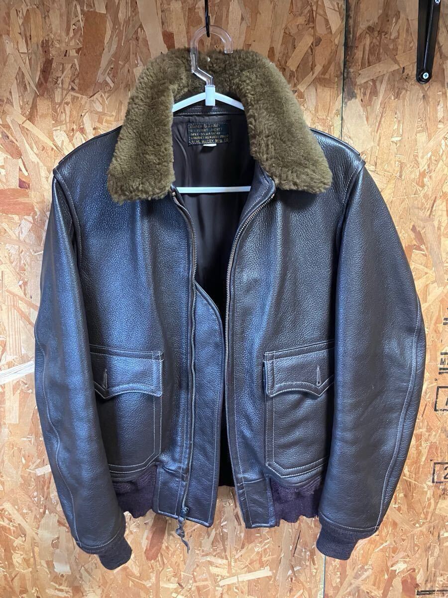 Yahoo!オークション - リアルマッコイ REAL McCOY G-1 55-J-14 38 フラ...