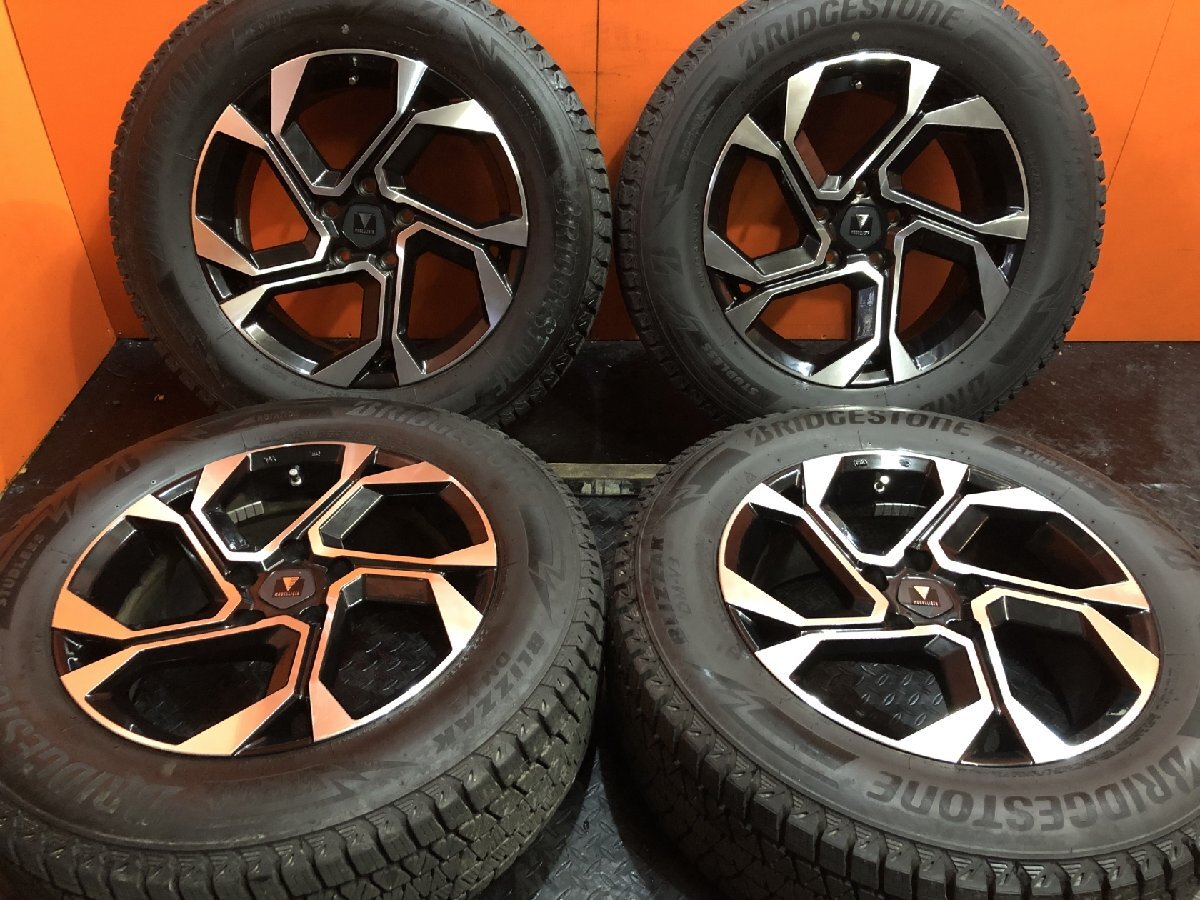 BS DM-V3 225/65R17 スタッドレス トヨタ モデリスタ RAV4 純正OPホイール 17インチ 7J5HPCD114.3+35 23年製 ハリアーにも VTY927 ...