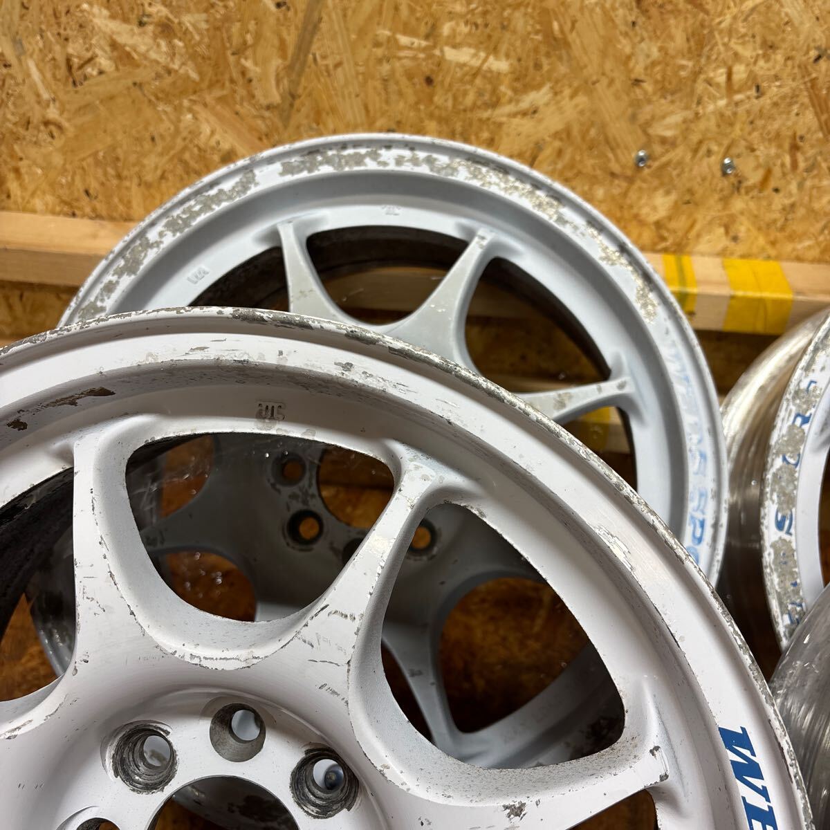 Yahoo!オークション - 希少 超軽量 WEDS TC05 15×6.5J+43/+38 100/4穴 ...