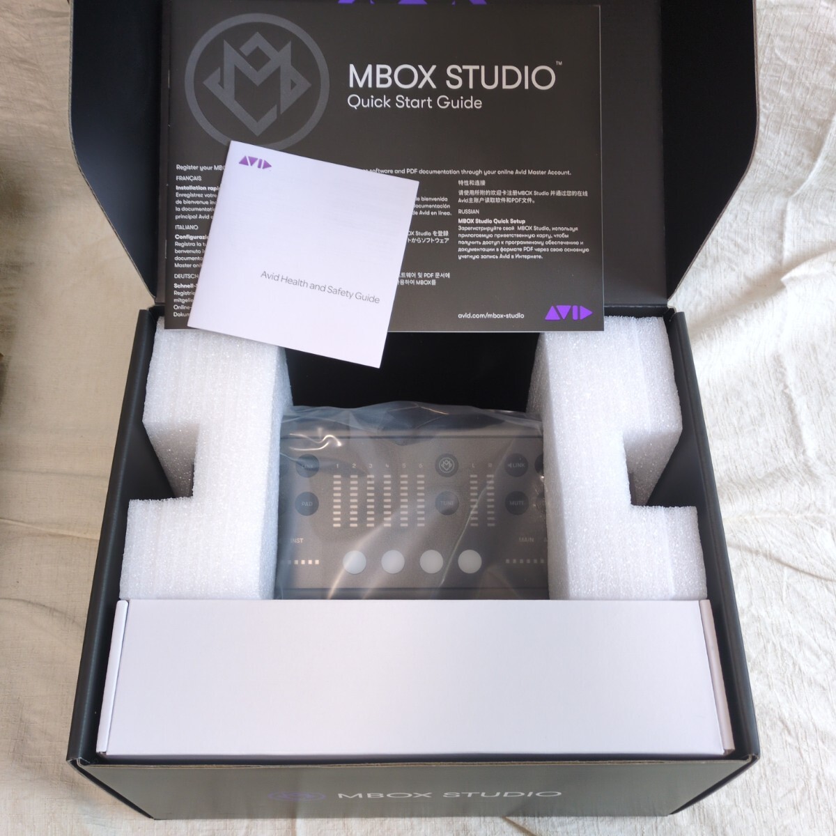 Yahoo!オークション - 定価12万 MBOX STUDIO オーディオインターフェイ...