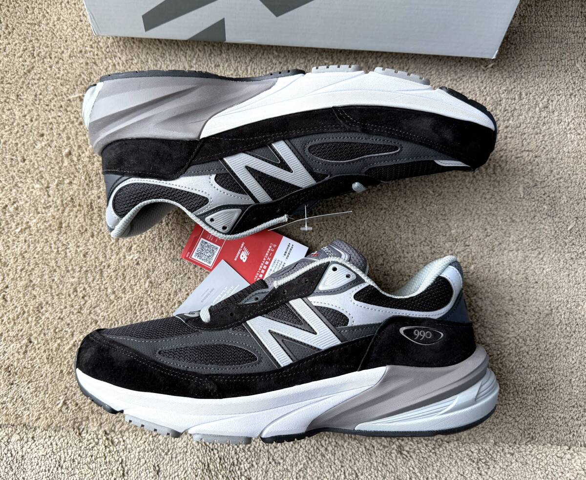 Yahoo!オークション - 新品 New Balance M990BK6 M990 BK6 / Made in U...
