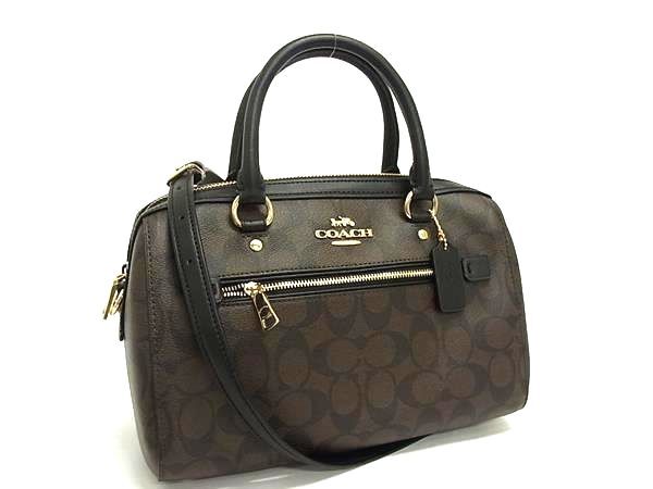 1円 COACH コーチ F83607 シグネチャー PVC 2WAY クロスボディ ショルダー ハンドバッグ レディース ブラウン系 BM4900(ハンドバッグ)｜売買されたオークション情報 ...