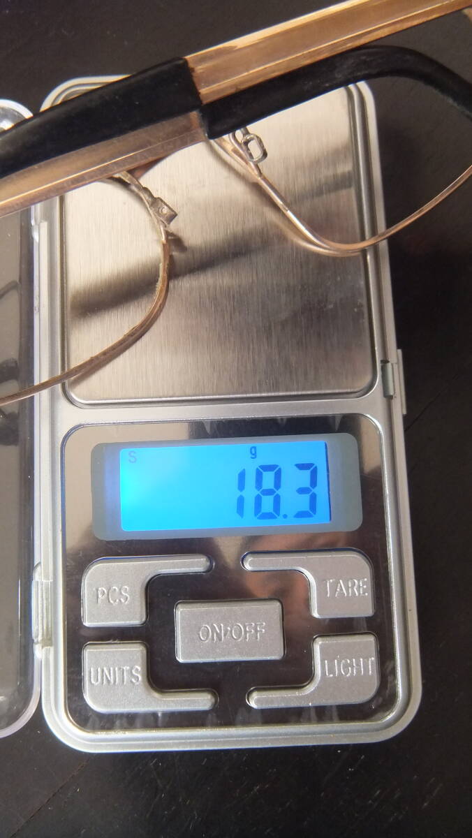 Yahoo!オークション - 10K・18.3g・メガネフレーム・1/20－10K