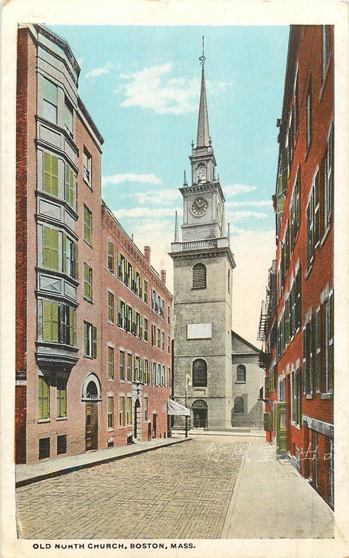 Yahoo!オークション - 5822【絵葉書】 外国製 マサチューセッツ州ボス...