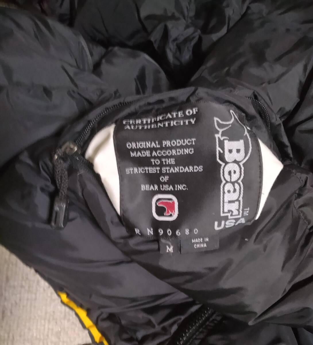 Yahoo!オークション - Bear USA リバーシブルダウンジャケット ブラッ...
