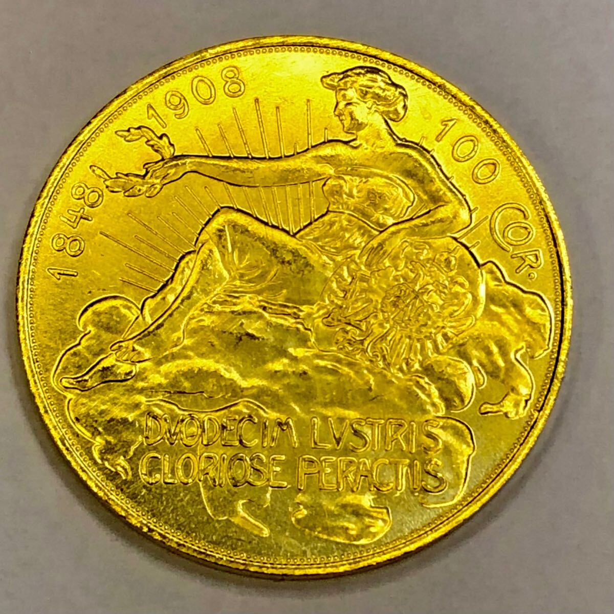 X81金貨 1908年 100コロナ金貨 雲上の女神 皇帝フランツヨーゼフ オーストリア帝国 古銭 記念金貨 外国金貨(アジア)｜売買されたオークション情報、yahooの商品情報をアーカイブ ...