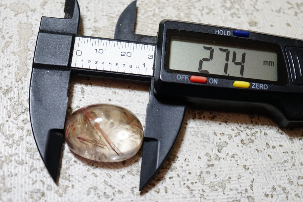 Yahoo!オークション - 860 天然ルチルクォーツ 55.5ct 11.1g ルース 外...