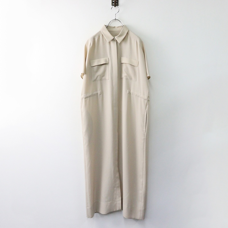 Yahoo!オークション - 極美品 2024SS ソージュ SOEJU ロングシャツワン...