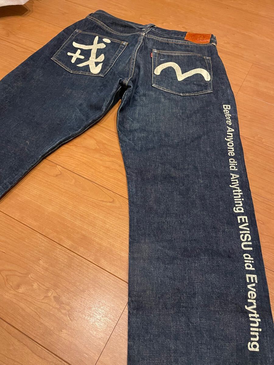 Yahoo!オークション - エヴィス EVISU デニムジーンズ No.2 lot.2001 3...