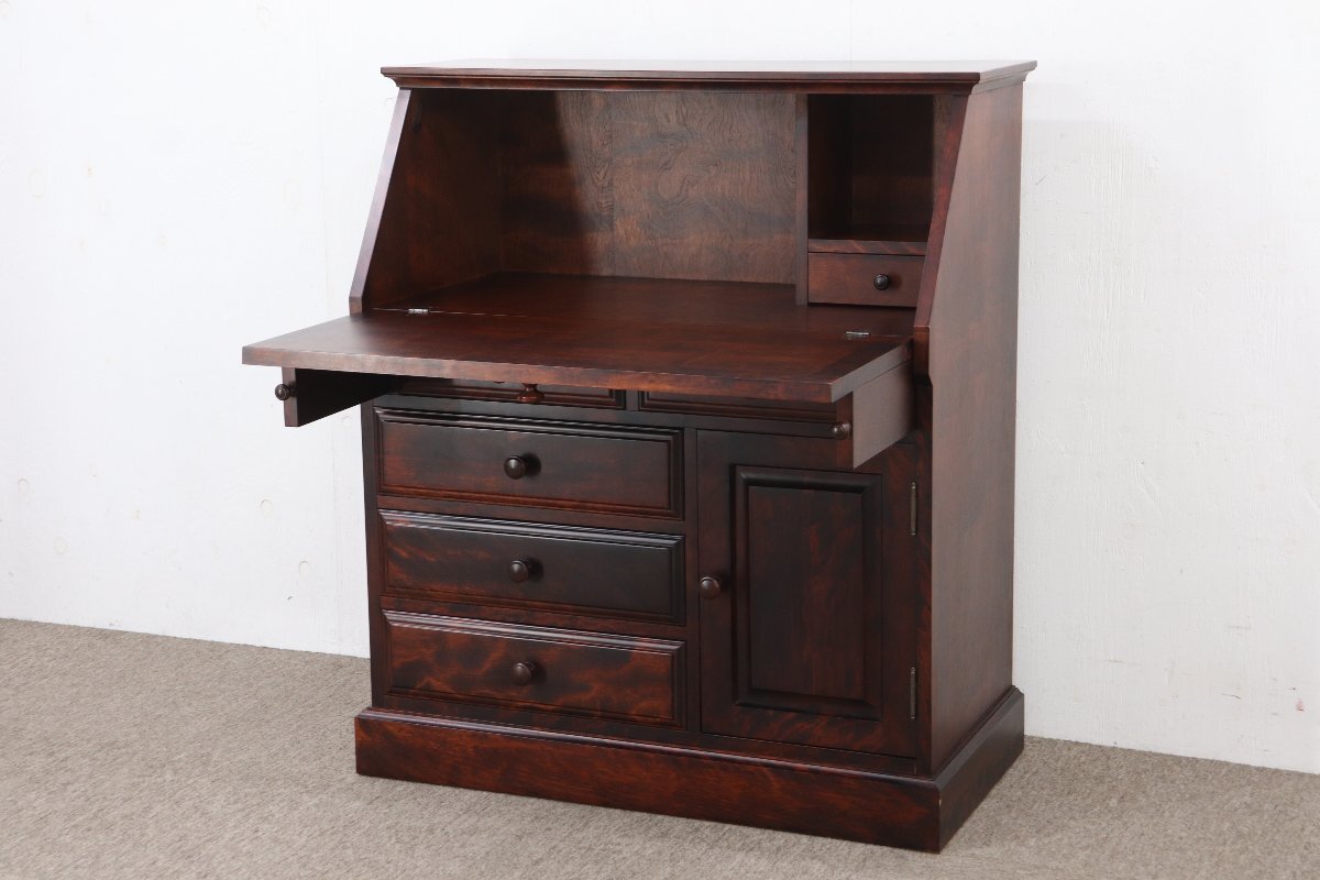 北斗民芸 和光 ライティングビューロー 幅89.5cm 奥行49.5cm 高さ102.5cm 樺材 12-C069/1/C1(その他)｜売買されたオークション情報、yahooの商品情報を ...