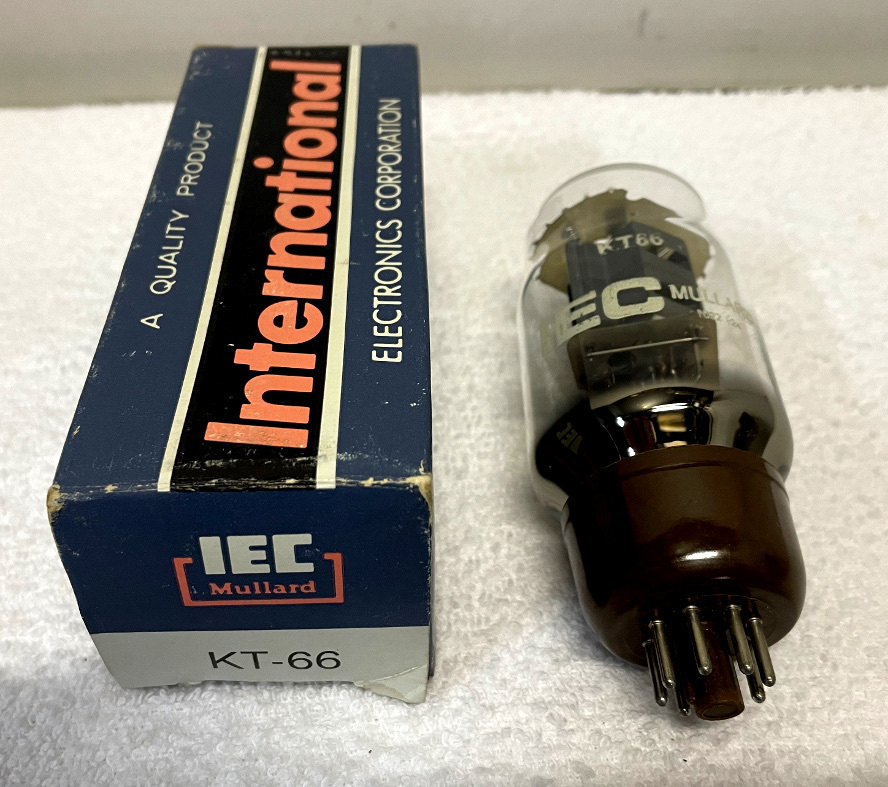 Yahoo!オークション - IEC Mullard KT66 元箱 入り1本
