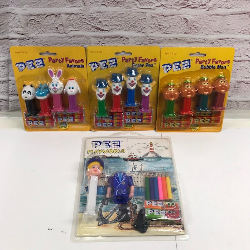 PEZ ペッツ まとめ売り Party Favors Animals Bubble Man Peter Pez PLAYWORLD プレイワールド 241128SK430681(PEZ)｜売買 ...