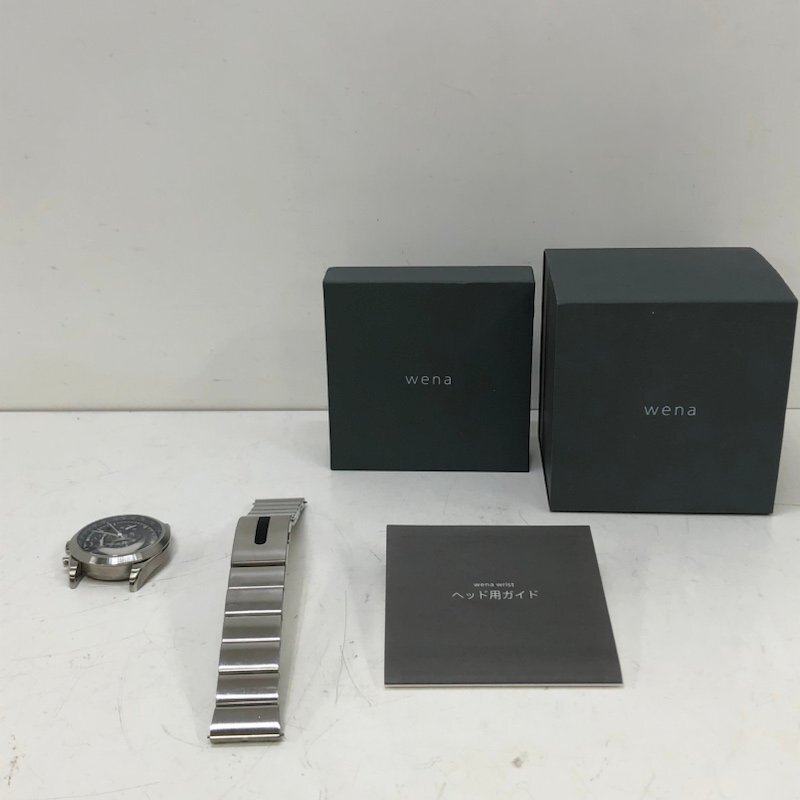 Yahoo!オークション - SONY ソニー wena wrist pro 腕時計 WH-CS01/S 2...