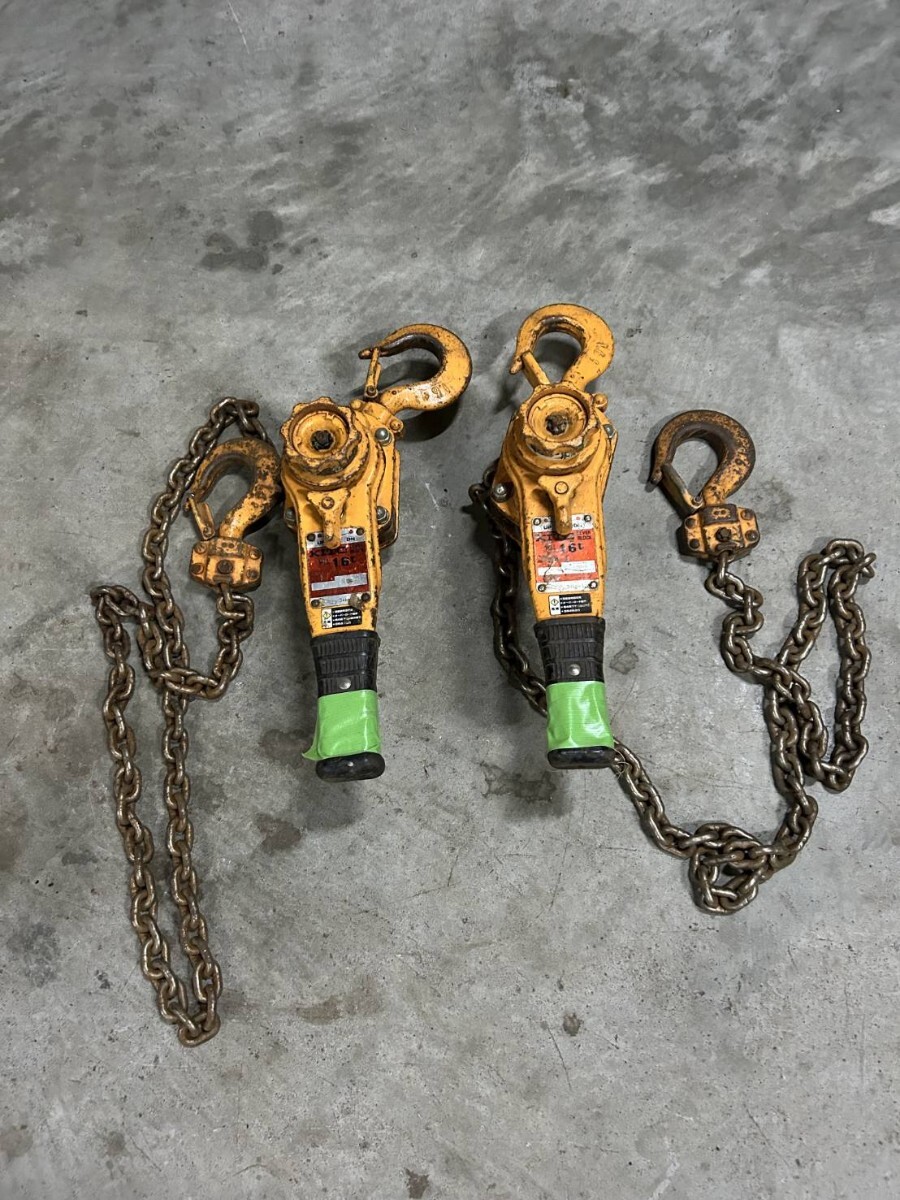 Yahoo!オークション - KITO レバーブロック1.6t 2本です