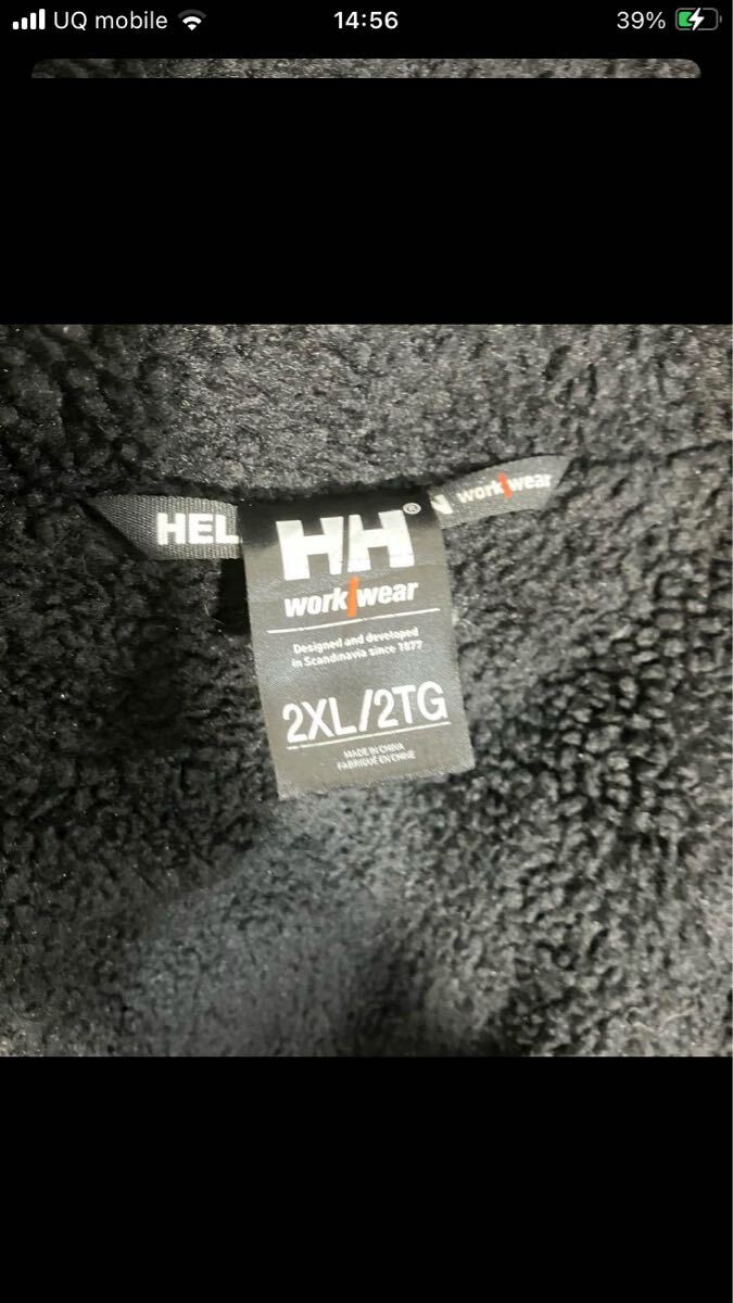 Yahoo!オークション - A767 ヘリーハンセン ワークベスト 裏地ボア ワ...