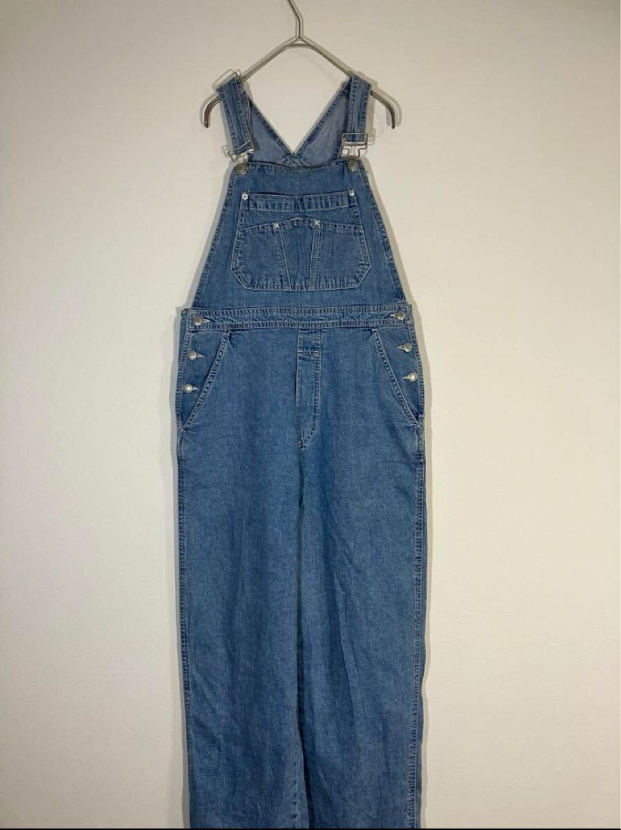 Yahoo!オークション - B64 GAP オーバーオール デニム サロペット 古着