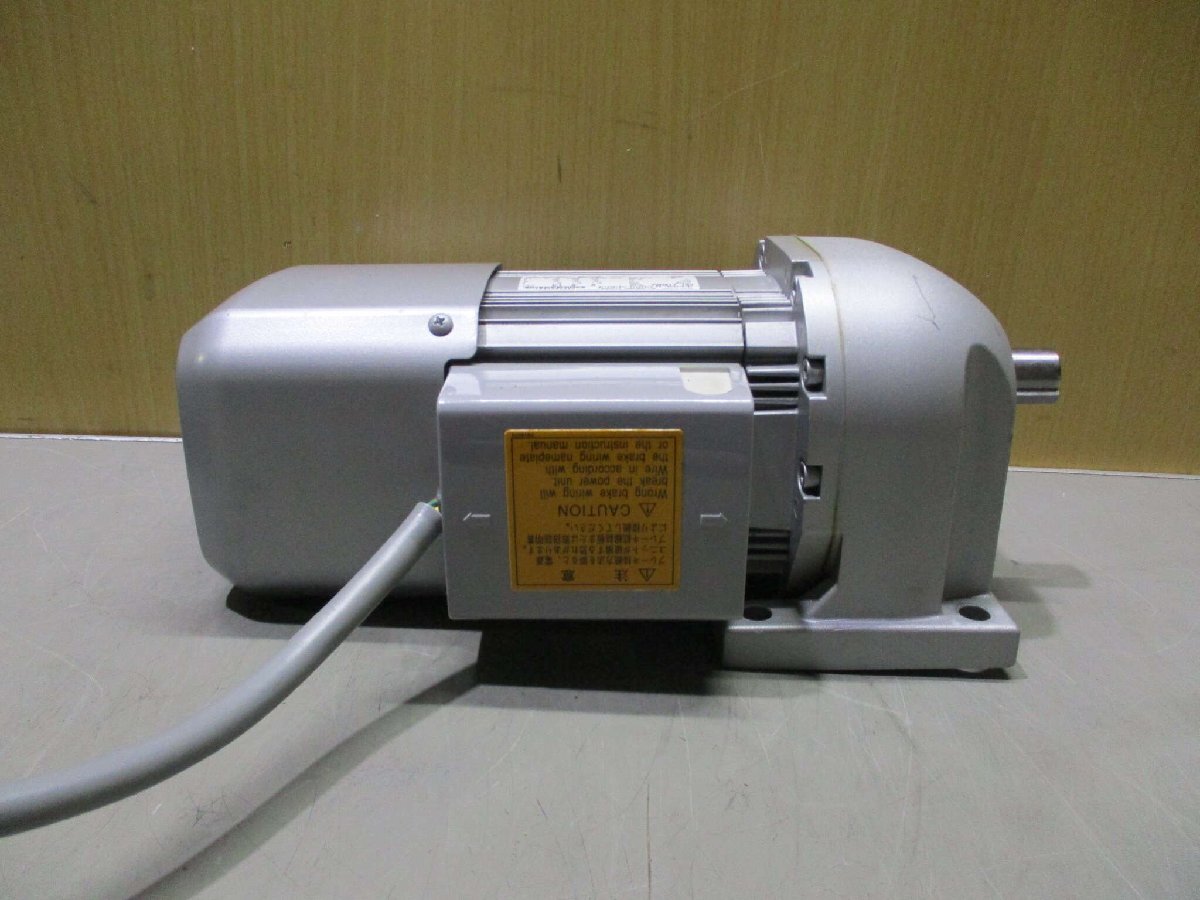 Yahoo!オークション - 中古 MITSUBISHI GEARED MOTOR GM-SB 0.2KW (KBE...