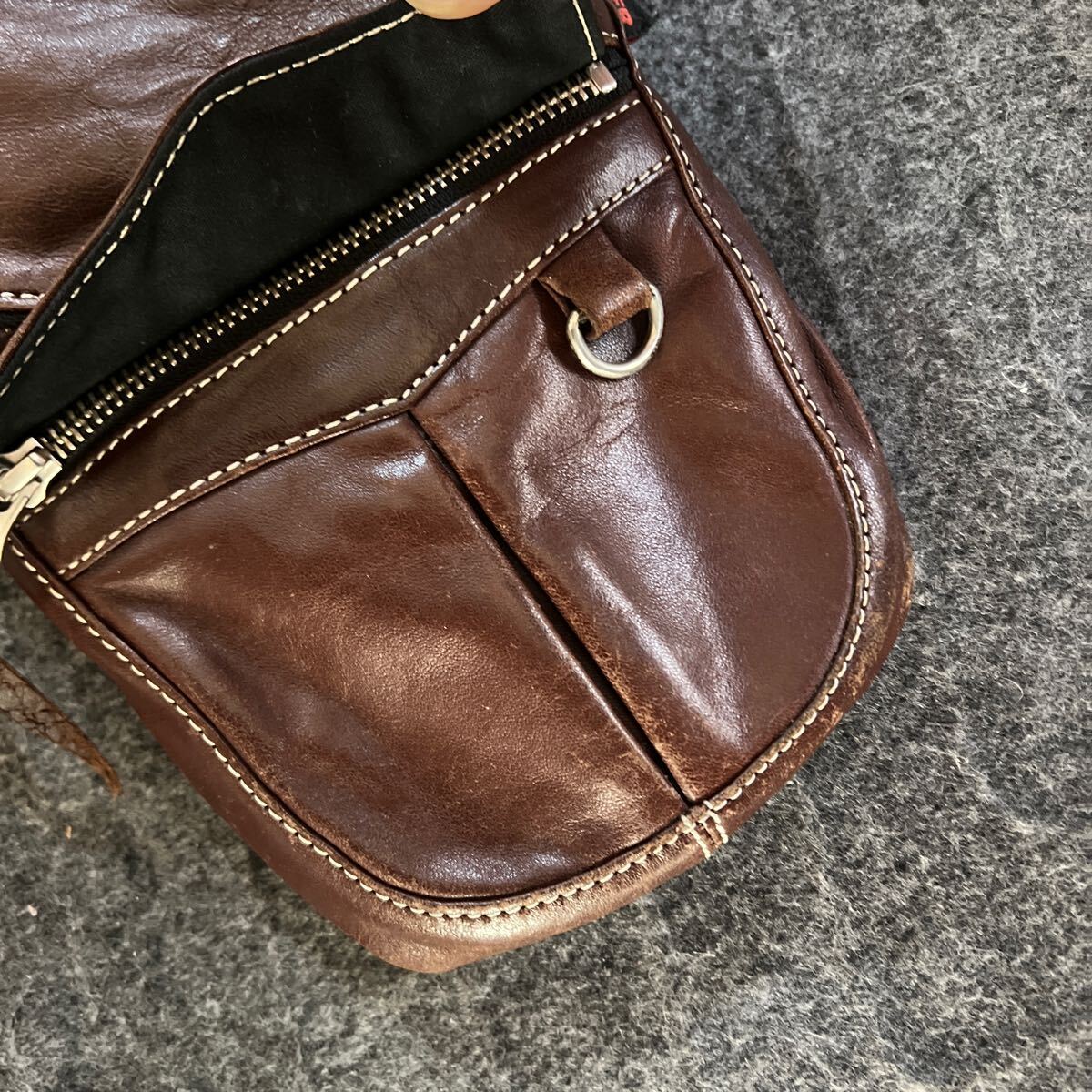 Yahoo!オークション - DEGNER W-32 本革 ロングウォーレットバッグ レ...