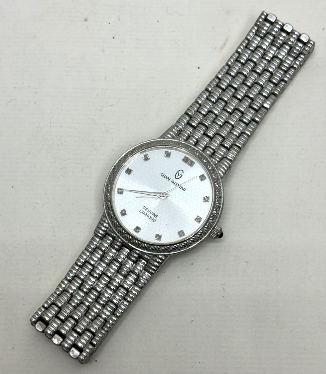 腕時計 GIANNI VALENTINO GENUINE DIAMOND GV-001G-EW メンズ 腕時計 GIANNI VALENTINO GENUINE DIAMOND GV-001G-EW メンズ