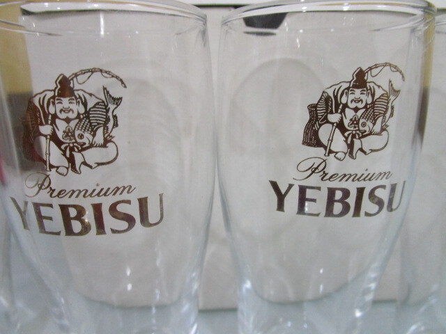 Yahoo!オークション - YEBISU プレミアムエビス 6個 グラス タンブラー...