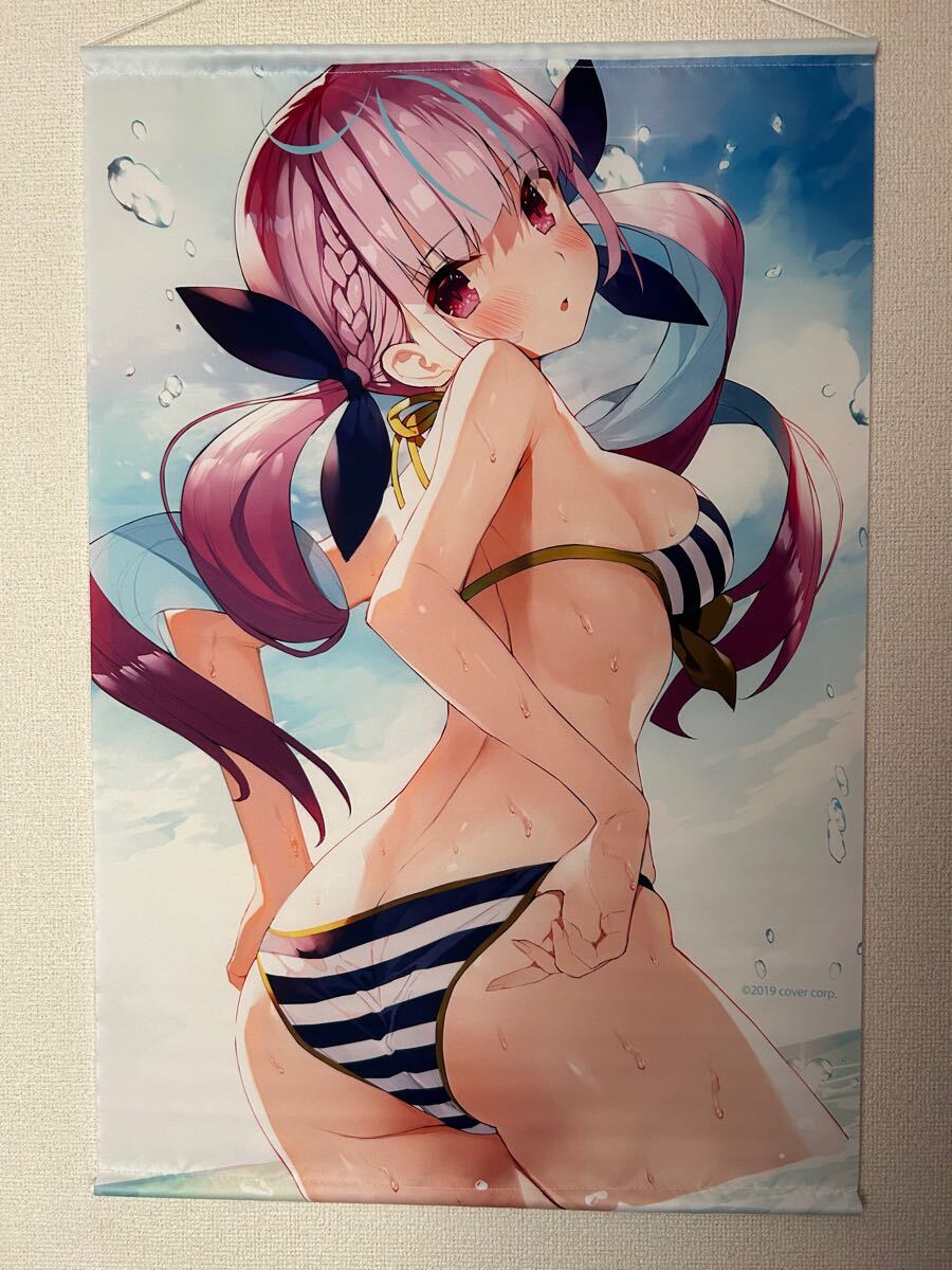 Yahoo!オークション - 湊あくあ B2タペストリー C96 サマータペストリ...