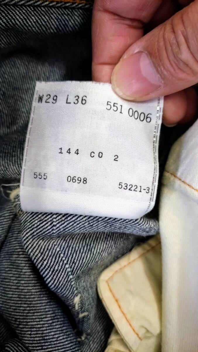 Yahoo!オークション - リーバイス 551ZXX USA W29 米国製復刻 バレンシ...