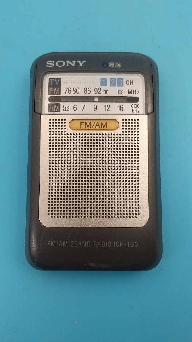 Yahoo!オークション - K1603 SONY ICF-T30 FM/AM ラジオ ハンディポー...