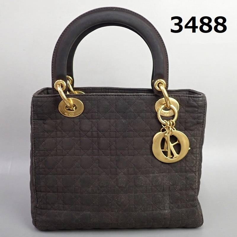 Yahoo!オークション - BR-3488 クリスチャンディオール ハンドバッグ ...