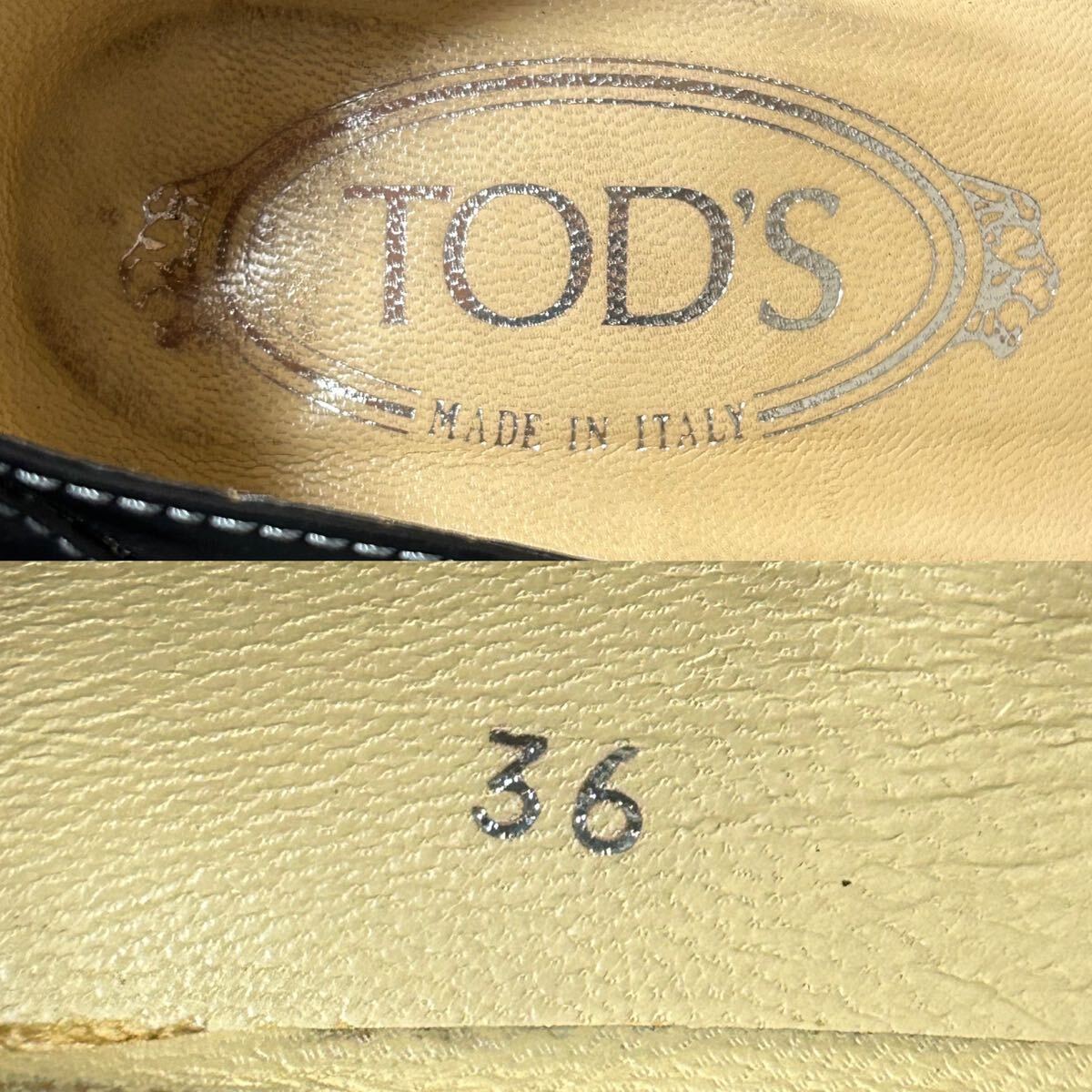 Yahoo!オークション - TOD'S トッズ ビットパンプス パンプス レザー 3...