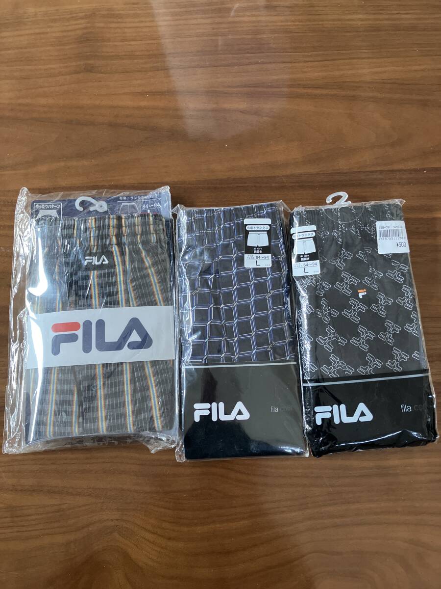 Yahoo!オークション - 福助 FIRA フィラ トランクス パンツ 新品 3枚セ...