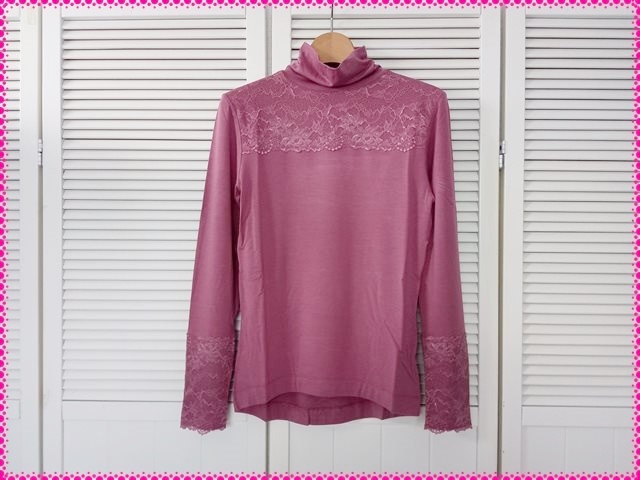 M 発熱レーシーハイネックインナー 抗菌防臭加工 吸湿発熱加工 ローズ QVC九鬼さん(Mサイズ)｜売買されたオークション情報、yahooの商品情報をアーカイブ公開 - オークファン ...