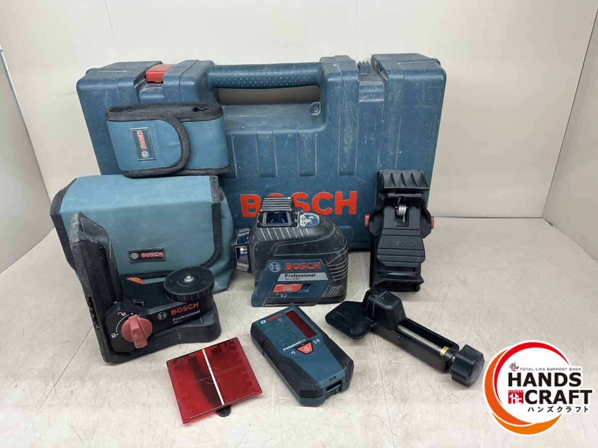 Yahoo!オークション - 【簡易動作確認】BOSCH GLL3-80 レーザー墨出し...