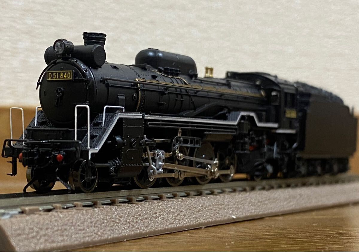 Yahoo!オークション - 【真鍮パーツ使用】D51形840号機（デフ無し・吹...