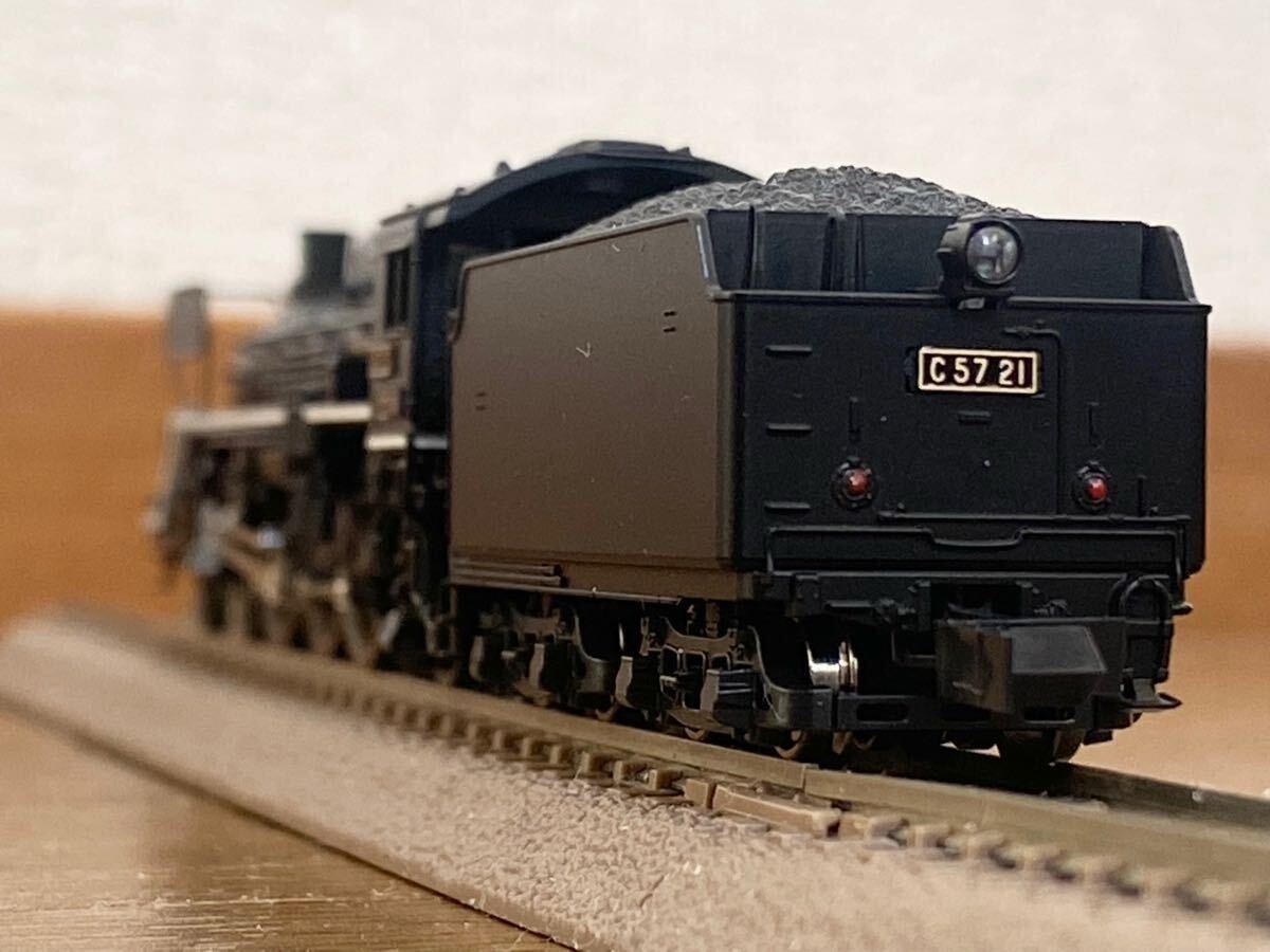 Yahoo!オークション - 【前方連結器使用可】C57 21号機 K-7門デフ装備 ...