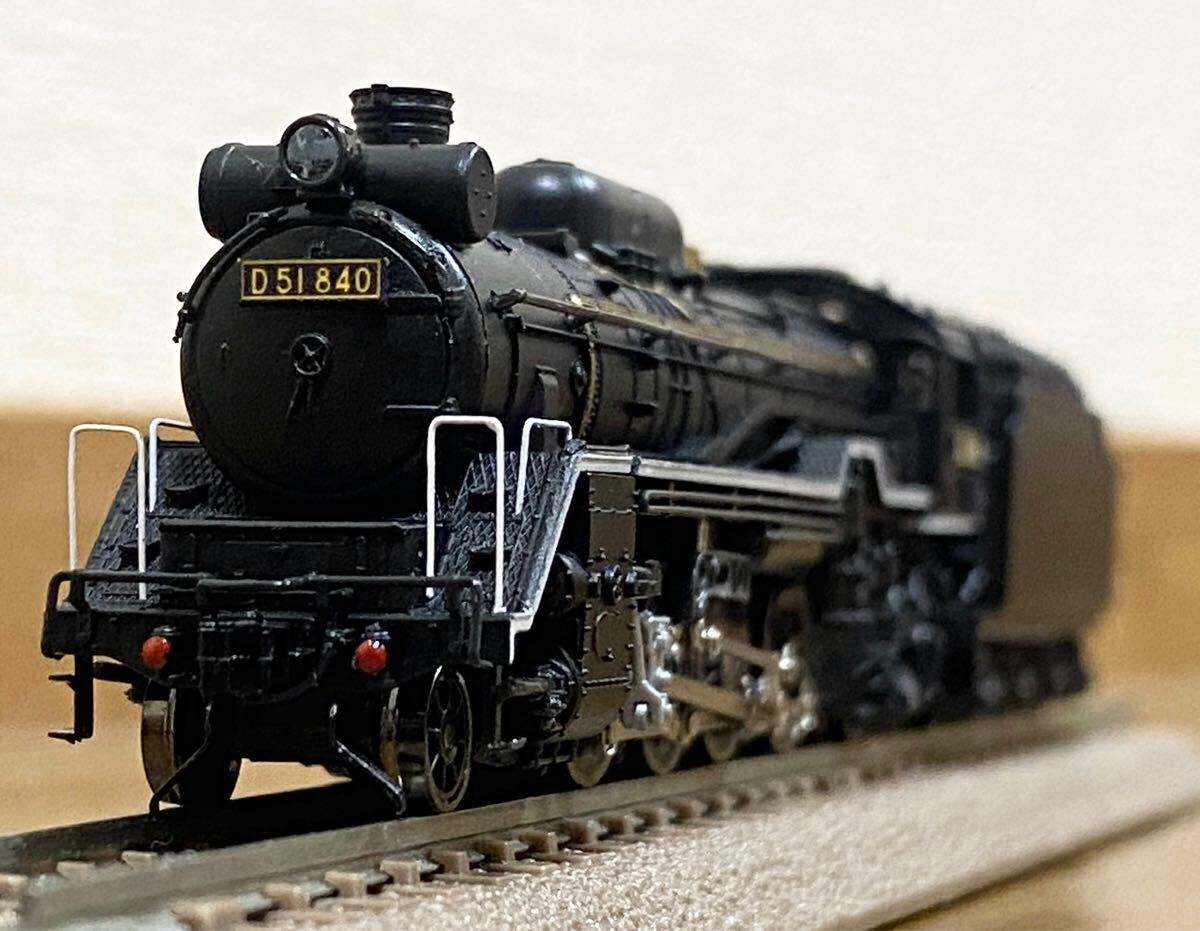 Yahoo!オークション - 【真鍮パーツ使用】D51形840号機（デフ無し・吹...