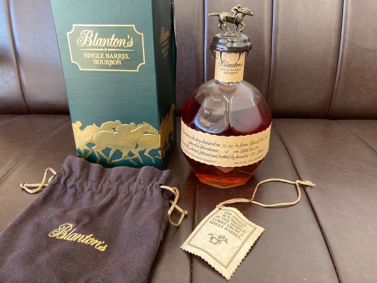 Yahoo!オークション - ブラントン シングルバレル Blanton 750ミリ 箱...