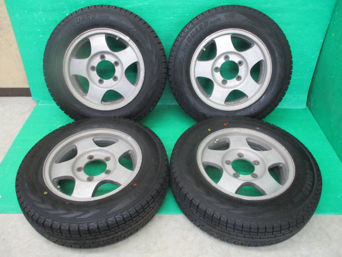 Yahoo!オークション - YOKOHAMA ICEGUARD G075 175/80R16 ジムニー純正...