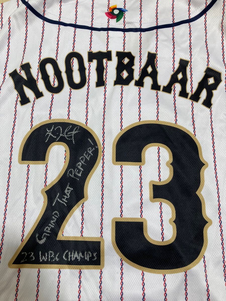 Yahoo!オークション - JSA証明付 ラーズ ヌートバー 2023 WBC 優勝 ペ...