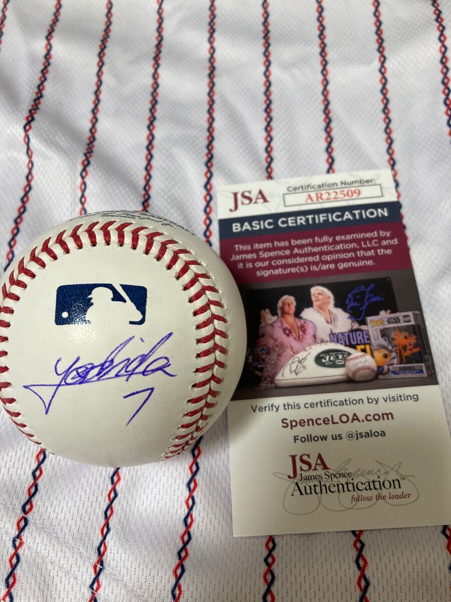 Yahoo!オークション - JSA証明付 レッドソックス 吉田正尚 MLB 試合球 ...