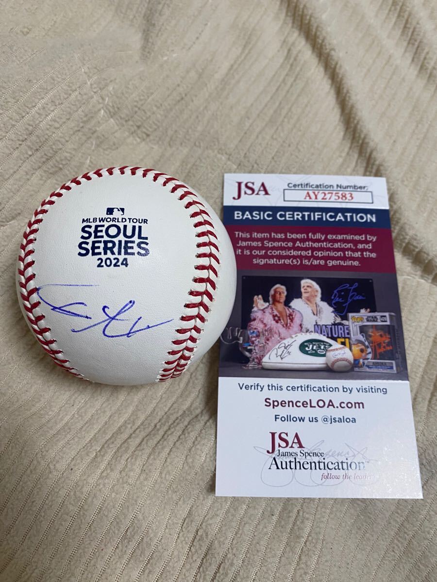 Yahoo!オークション - ダルビッシュ JSA 証明付 2024 ソウルシリーズ ...