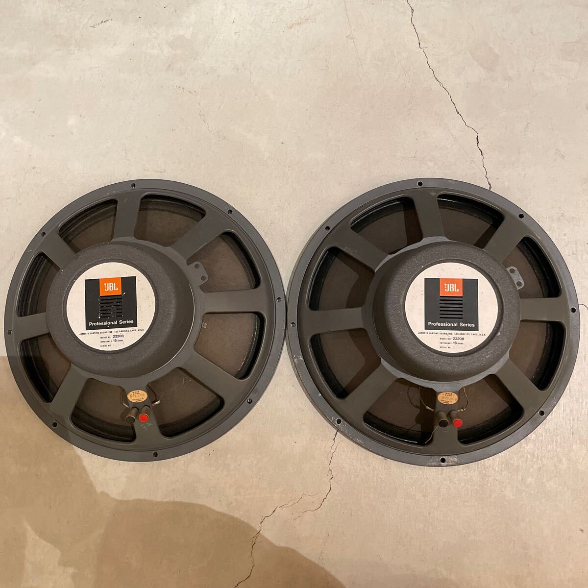 Yahoo!オークション - 1スタ JBL 2220B ペア 16Ω スピーカー ⑤