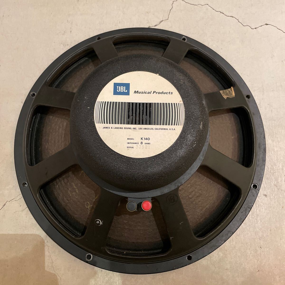 Yahoo!オークション - 1スタ JBL K140 8Ω スピーカー ⑧