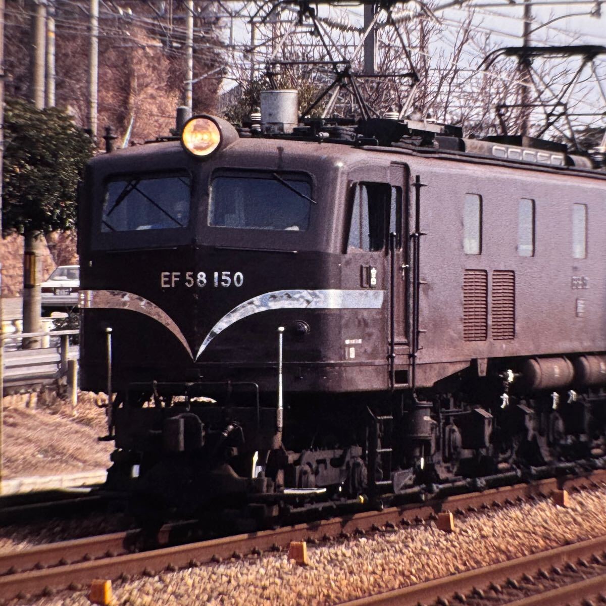 古い鉄道写真 カラーリバーサル EF58150 EF651094 白馬スキートレイン EF65123 EF81120 EF65122 EF8143 RDP 列車 電車 ポジ ネガ 121101 ...