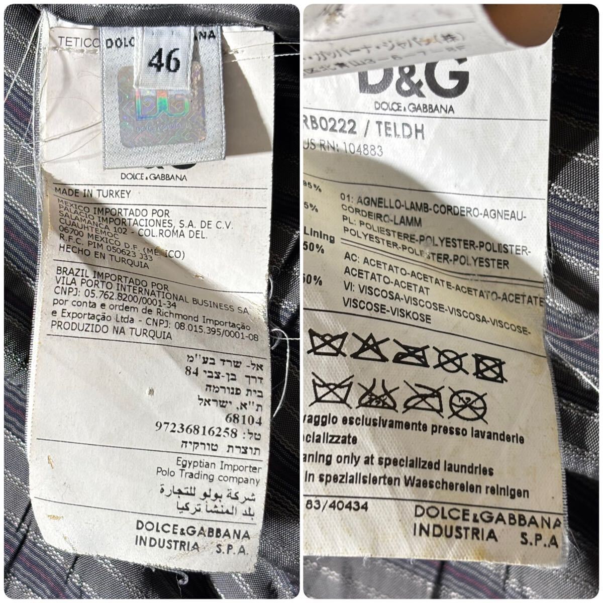 Yahoo!オークション - 定価25万 ラグジュアリー頂点別格 【DOLCE&GABBA...