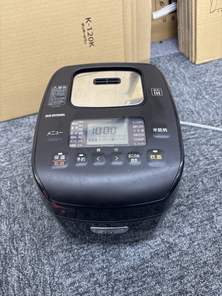 157159 IRIS OHYAMA アイリスオーヤマ 圧力IHジャー炊飯器 RC-PD30-B 2020年製 ブラック(圧力IH)｜売買されたオークション情報、yahooの商品情報を ...