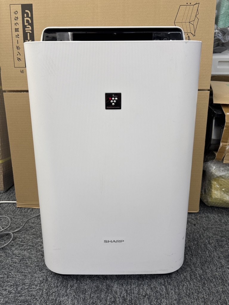 Yahoo!オークション - 159245 SHARP シャープ 加湿空気清浄機 KC-J50-W...