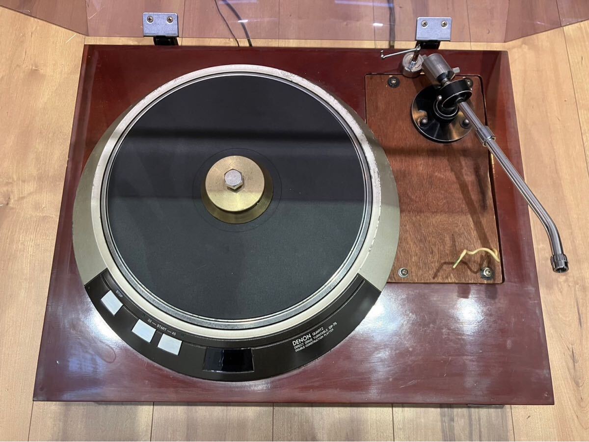 Yahoo!オークション - B/1844 DENON DK-300 DP75 ターンテーブル デノ...