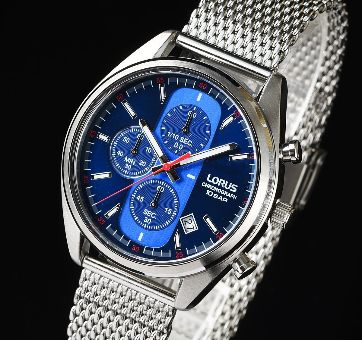 Yahoo!オークション - 新品1円 逆輸入セイコーLORUS 100m防水 1/10秒ク...