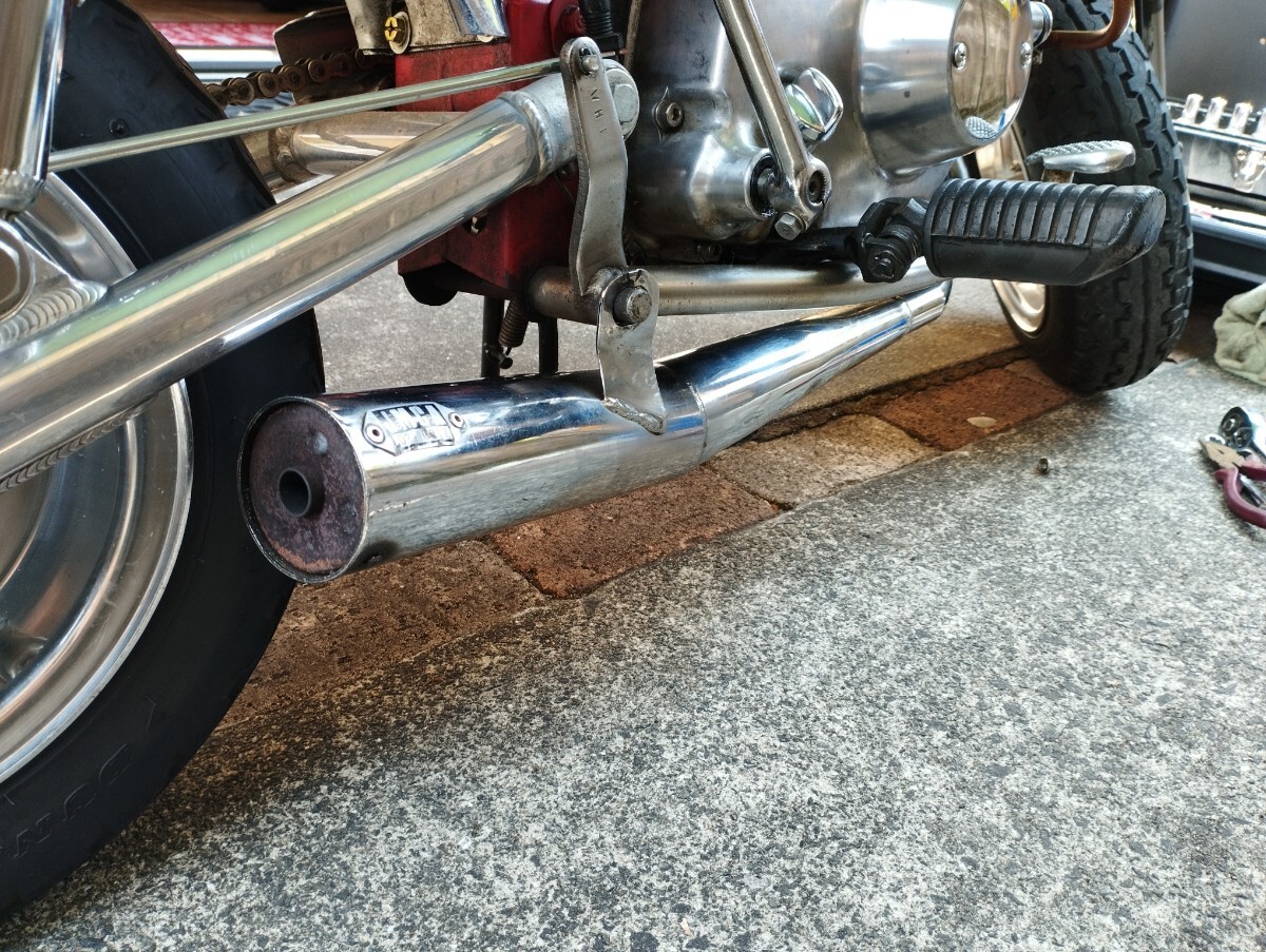 Yahoo!オークション - モンキー Z50J 5L 4L JMCA 武川製 ダウンマフラ...