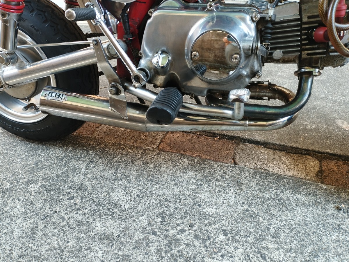 Yahoo!オークション - モンキー Z50J 5L 4L JMCA 武川製 ダウンマフラ...